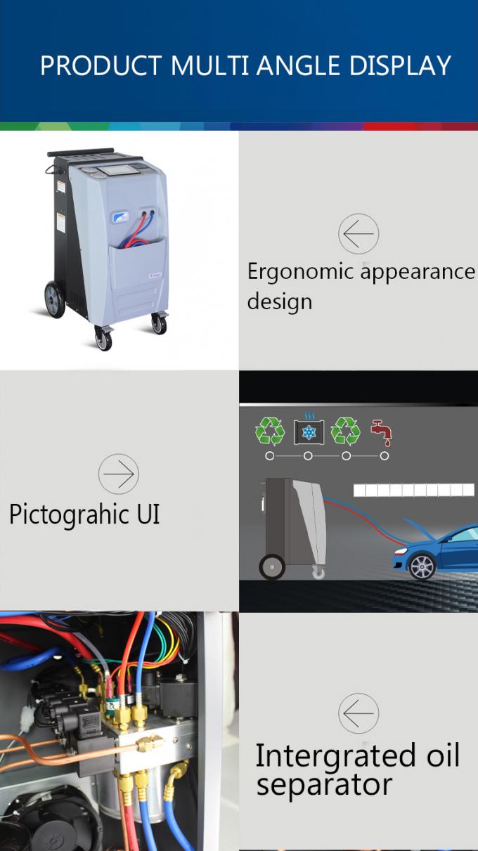 ZELL 1234YF AC Machine Refrigerant Recycling Car AC Service Station
