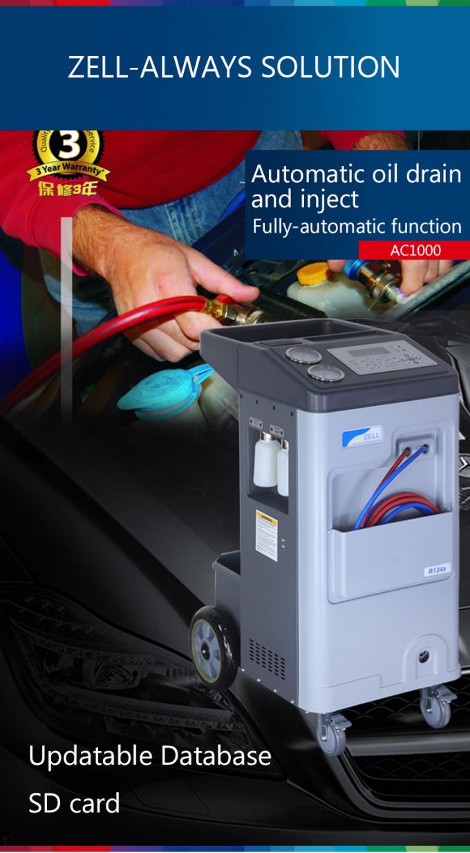 Aircon Recycle Recharge R134 AC Machine R12 Recovery Machine With Printer