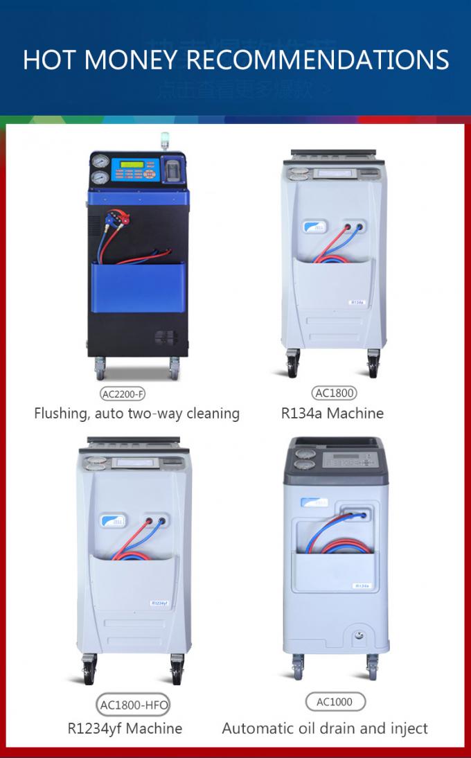 7" Touch Screen Freon Recovery Machine Equipment 11CC For Car A/C ...